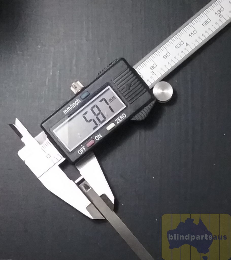 Spacer links Faber metal to suit vertical blind 89mm carriers 81/73mm ...