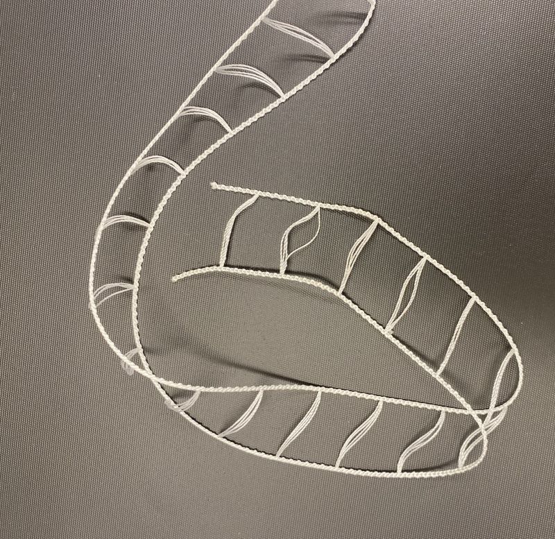 Ladder Braid 25mm for venetian blinds - White - Blind Parts Aus